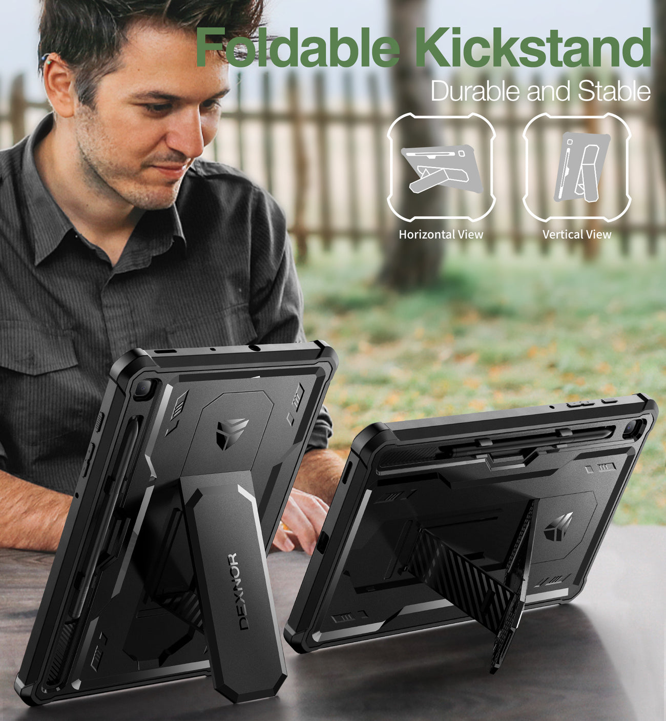 Dexnor Tablet Case for Samsung Galaxy Tab S6 lite 2020/2022/2024 With ...