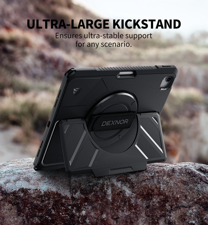 Dexnor Case for iPad Air 13 inch M3 2025 Rugged Protective with 360 ...