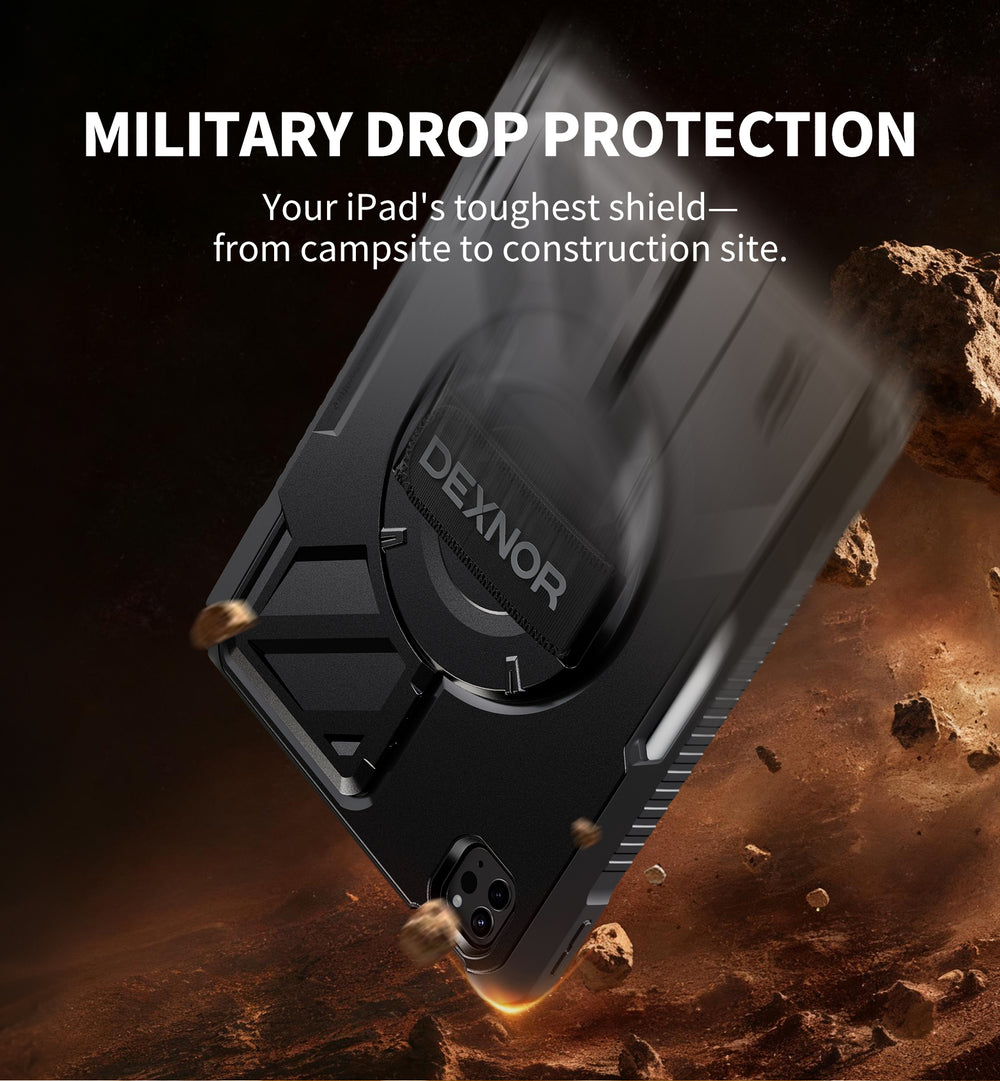 Dexnor Case for iPad Pro 11 inch 1st Gen 2018 Rugged Protective with ...