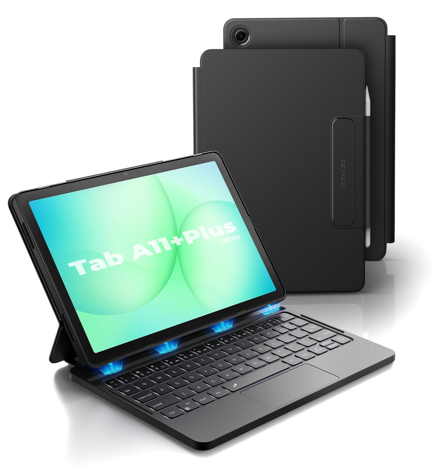 Dexnor Keyboard Case for Samsung Galaxy Tab A11 Plus 2025 Ultra-Light ...