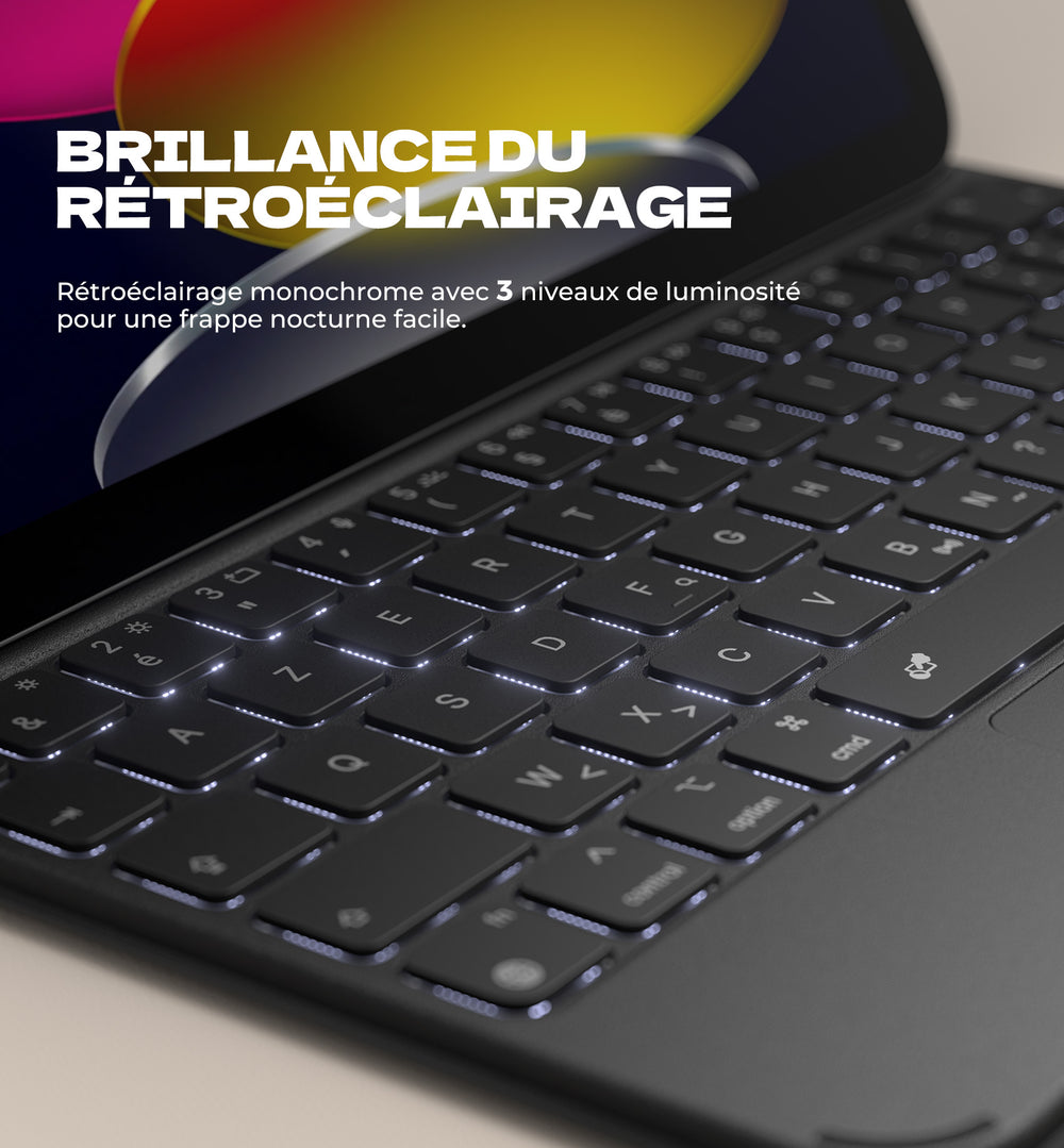 Dexnor Keyboard Case for iPad 11th Gen with Trackpad Ultra-Light ...